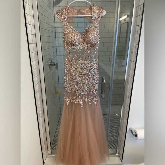 Alyce Paris | Dresses | Tulle And Beaded Prom Dress | Poshmark